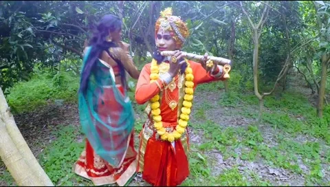 Best Traditional Radha Krishna Dance By ... | Stock Video | Pond5