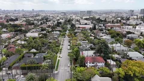 Beverly Hills Aerial Stock Video Footage | Royalty Free Beverly Hills ...
