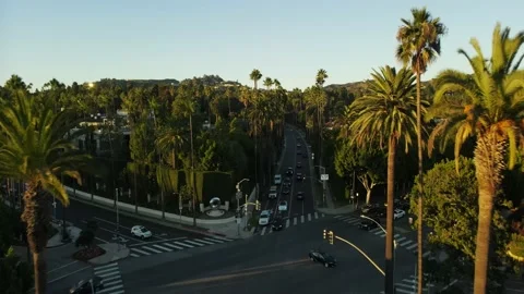 Beverly Hills West Hollywood Sunset Blvd... | Stock Video | Pond5