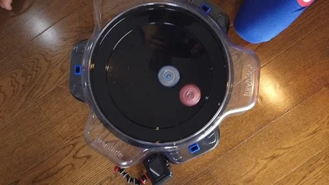 Beyblade spinning top in fight in stadiu... | Stock Video | Pond5