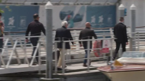 Bezos' adoptive father among wedding gue... | Stock Video | Pond5