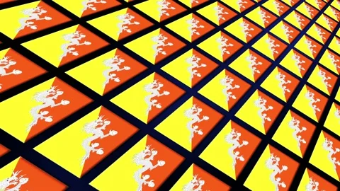 Bhutan Flag Animated Background 3d Anima... | Stock Video | Pond5