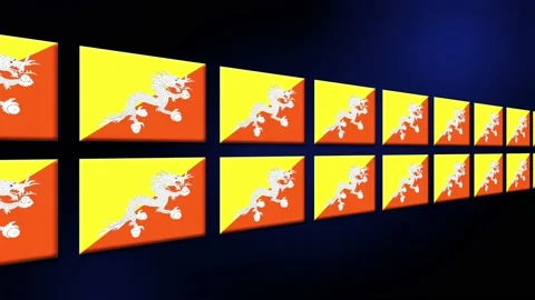 Bhutan Flag Animated Background 3d Anima... | Stock Video | Pond5