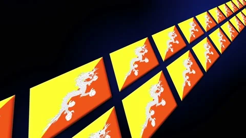 Bhutan Flag Animated Background 3d Anima... | Stock Video | Pond5