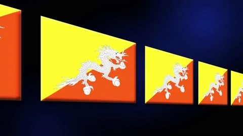 Bhutan Flag Animated Background 3d Anima... | Stock Video | Pond5