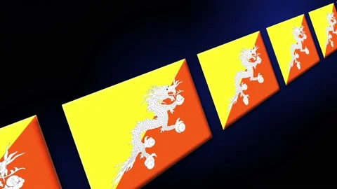 Bhutan Flag Animated Background 3d Anima... | Stock Video | Pond5