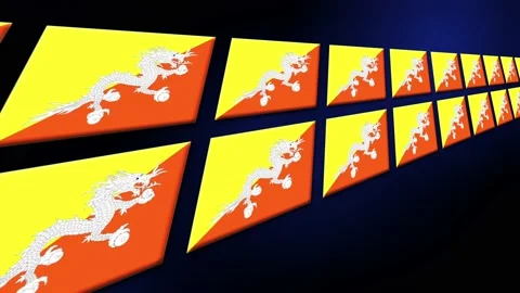 Bhutan Flag Animated Background 3d Anima... | Stock Video | Pond5