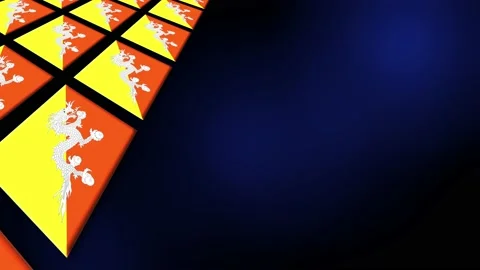 Bhutan Flag Animated Background 3d Anima... | Stock Video | Pond5