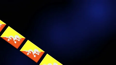 Bhutan Flag Animated Background 3d Anima... | Stock Video | Pond5