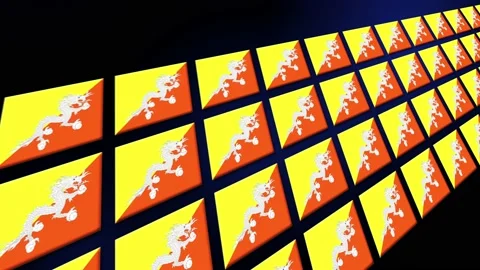 Bhutan Flag Animated Background 3d Anima... | Stock Video | Pond5