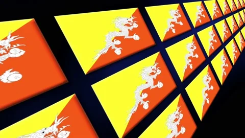 Bhutan Flag Animated Background 3d Anima... | Stock Video | Pond5