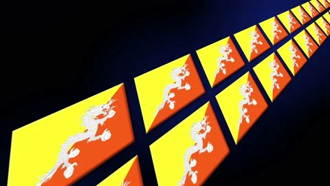 Bhutan Flag Animated Background 3d Anima... | Stock Video | Pond5