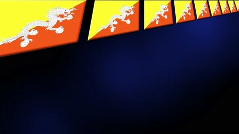Bhutan Flag Animated Background 3d Anima... | Stock Video | Pond5