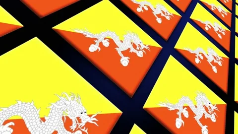 Bhutan Flag Animated Background 3d Anima... | Stock Video | Pond5