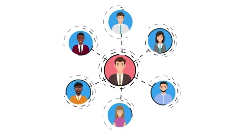 Connecting People Animation Stock Video Footage | Royalty Free ...