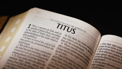 Bible Titus Stock Video Footage | Royalty Free Bible Titus Videos | Pond5