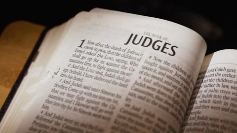 The Bible-The Old Testament Book of Judg... | Stock Video | Pond5