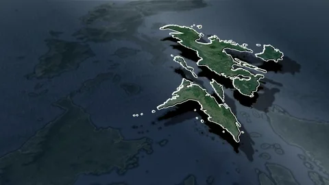 Bicol Region - Animation Map | Stock Video | Pond5