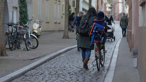 Streeet Walk Cycle Stock Videos – Royalty-Free HD & 4K Videos