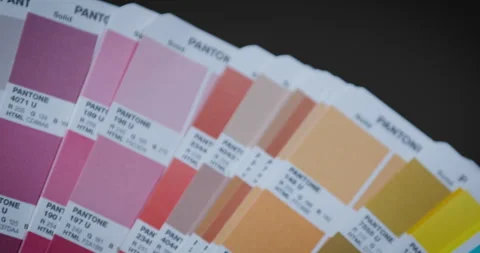 Pantone Color Chart Stock Video Footage | Royalty Free Pantone Color ...