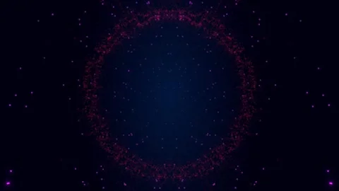 After Effects: Big Circle Looping Particles Background AEP #263873341