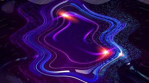 A big colorful led blob and the light fo... | Stock Video | Pond5