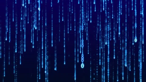 Binary Code Falling Stock Video Footage | Royalty Free Binary Code Falling Videos | Pond5