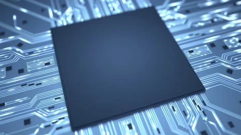 Big data chip background loop 4K | Stock Video | Pond5