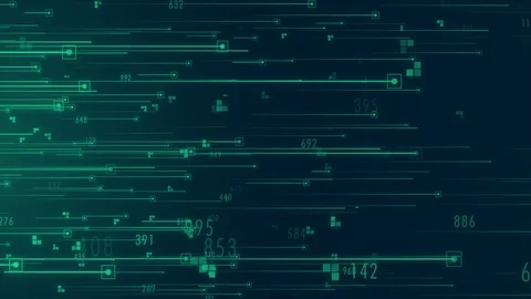 Binary Data Flow Stock Video Footage | Royalty Free Binary Data Flow Videos | Pond5