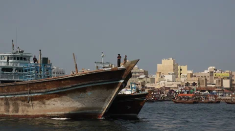 Dhow Ships Stock Footage ~ Royalty Free Stock Videos | Pond5