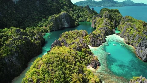 The Big Lagoon 4k Drone Entire Lagoon, P... | Stock Video | Pond5