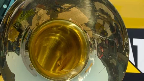 The big mouth of an instrument called tu... | Stock Video | Pond5