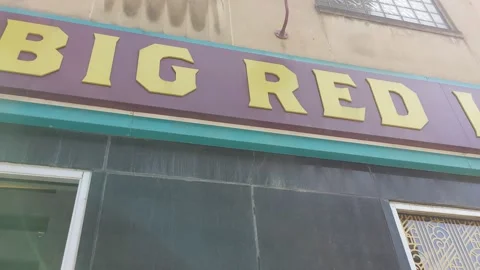 Big Red Liquors Signage | Stock Video | Pond5
