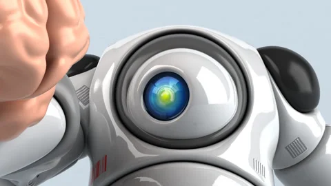 Big robot - 3D Animation | Stock Video | Pond5
