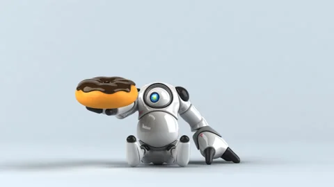 Big robot - 3D Animation | Stock Video | Pond5