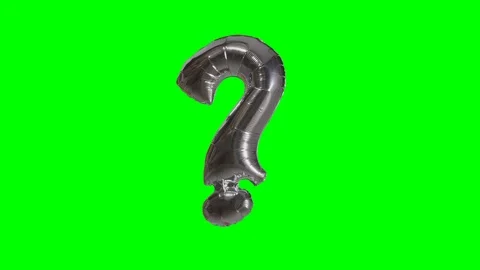 Big Sign symbol question mark from alpha... | Stock Video | Pond5