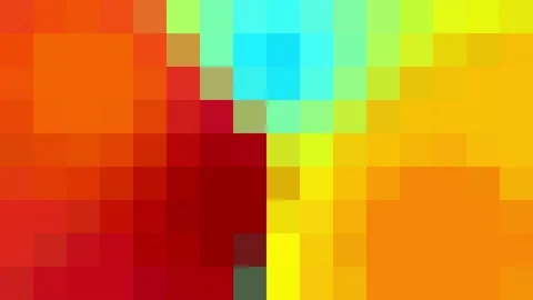 Big squares cartoon color abstract pixel... | Stock Video | Pond5