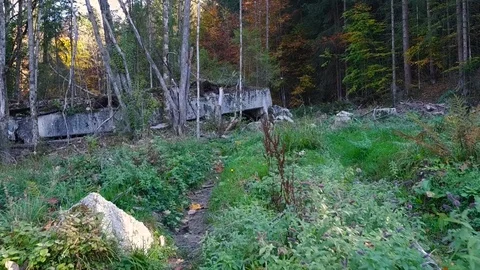 Big Theater Hall - Remains of Hitlers Be... | Stock Video | Pond5