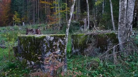 Big Theater Hall - Remains of Hitlers Be... | Stock Video | Pond5