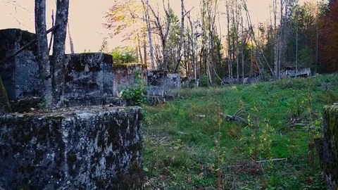 Big Theater Hall - Remains of Hitlers Be... | Stock Video | Pond5