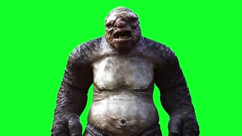Big ugly scary troll, goblin walk . Horr... | Stock Video | Pond5