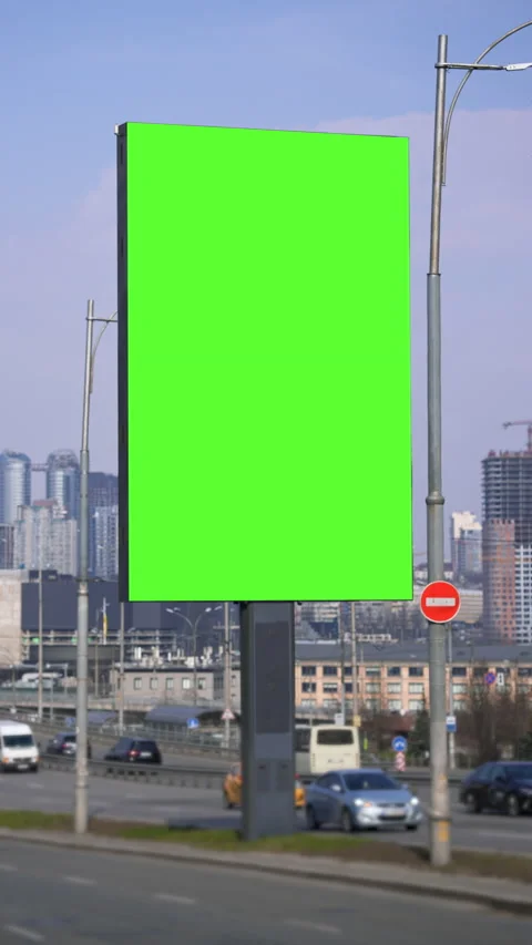 Vertical Billboard City Stock Video Footage | Royalty Free Vertical ...