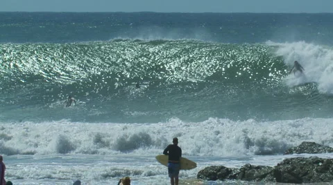 Gold Coast Surfing Stock Video Footage | Royalty Free Gold Coast ...