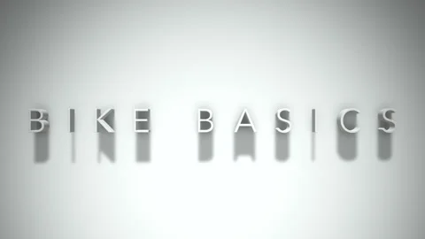 Bike Basics 3D title animation with shad... | Stock Video | Pond5