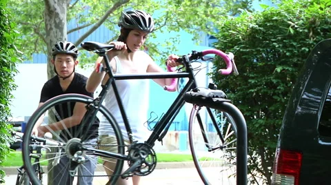 Young Bike Rack Stock Videos – Royalty-Free HD & 4K Videos