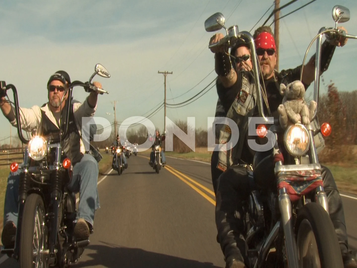 Harley Davidson Biker Gang