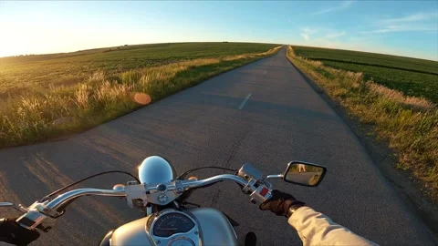Motorcycle First Person View Stock Videos – Royalty-Free HD & 4K Videos