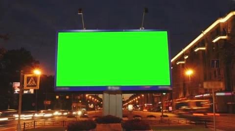 Billboard Green Screen Stock Video Footage | Royalty Free Billboard ...