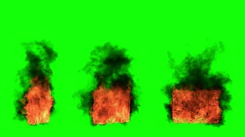 Billboard set on fire and burning isolat... | Stock Video | Pond5