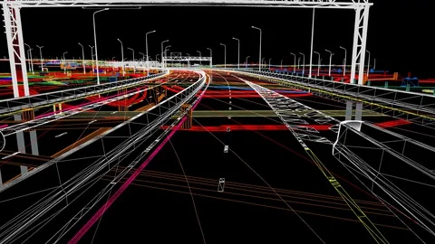 Infrastructure 3D Stock Footage ~ Royalty Free Stock Videos | Pond5